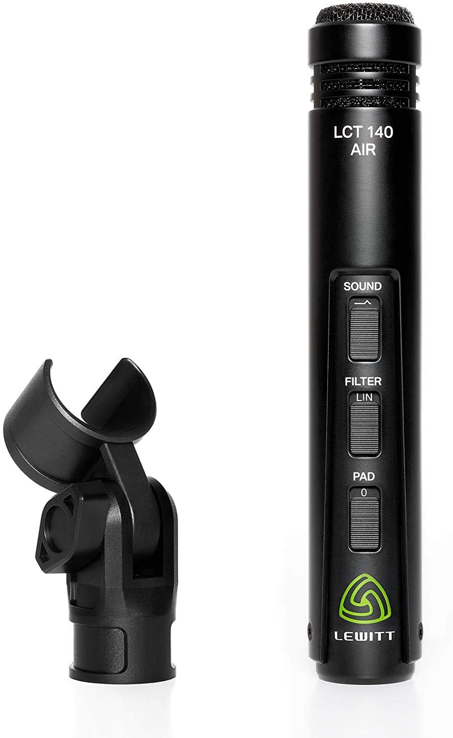 Lewitt LCT 140 AIR Small-Diaphragm Condenser Microphone + Boom Mic Stand
