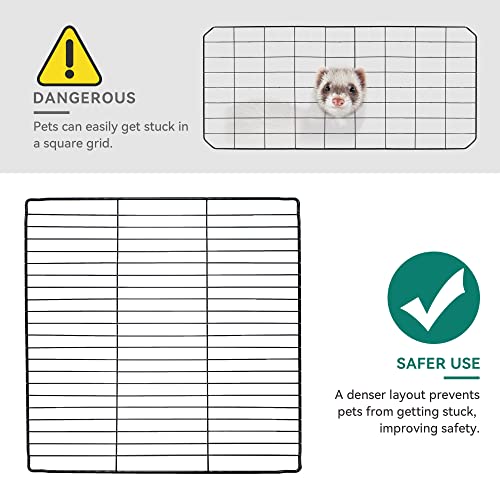 YITAHOME Cat Cage Indoor Cat Enclosures DIY Cat Playpen Metal Kennel with Extra Large Hammock for 1-2 Cats, Ferret, Chinchilla, Rabbit, Small Animals