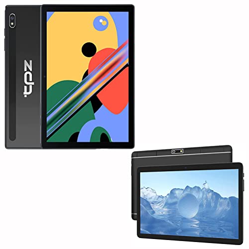 TPZ Tablet 10.1 inch, 32GB ROM, 128GB Expansion, Wi-Fi, Google Certified, HD Large Touchscreen, Dual Camera, Bluetooth, 6000mAh - 2PCS