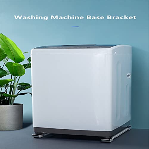 JFGJL Washing Machine Stand Movable Adjustable Refrigerator Base Mobile Roller Bracket 24 Wheel Universal Washing Machine Dryer Holder (Color : Gray)