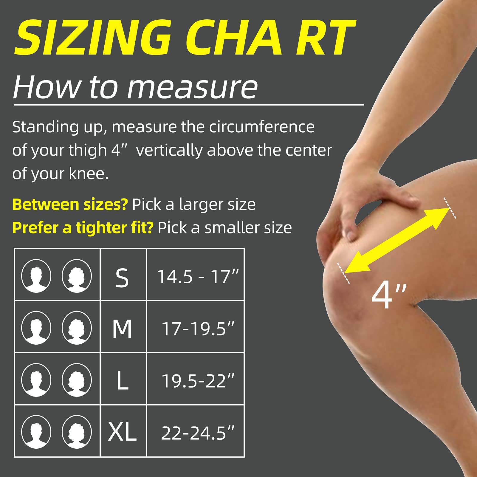 Knee Compression Sleeve, Knee Brace Support with Patella Gel Pad & Side Spring Stabilizers,Medical Grade Knee Protector for Running,Meniscus Tear,Arthritis,Joint Pain Relief,ACL,Injury Recovery