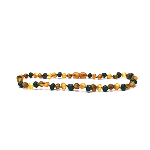 Lolly Llama Genuine Baltic Amber Necklace - Certified from The Baltic Sea - Tri-Color