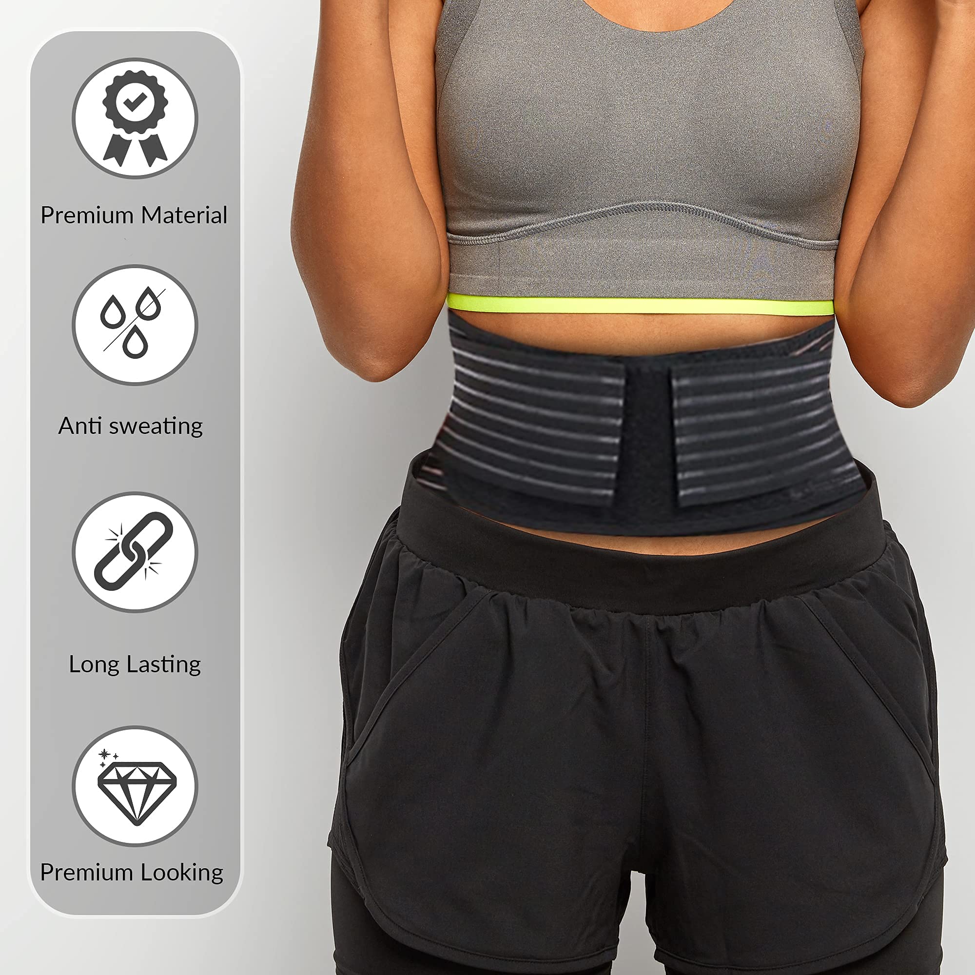 Leetye Mei Support Belt for Back Pain, Back Support Belt With 20 Magnets, Adjustable Support Straps, Lower Back Brace, Relief for Back Pain, Herniated Disc, Scoliosis