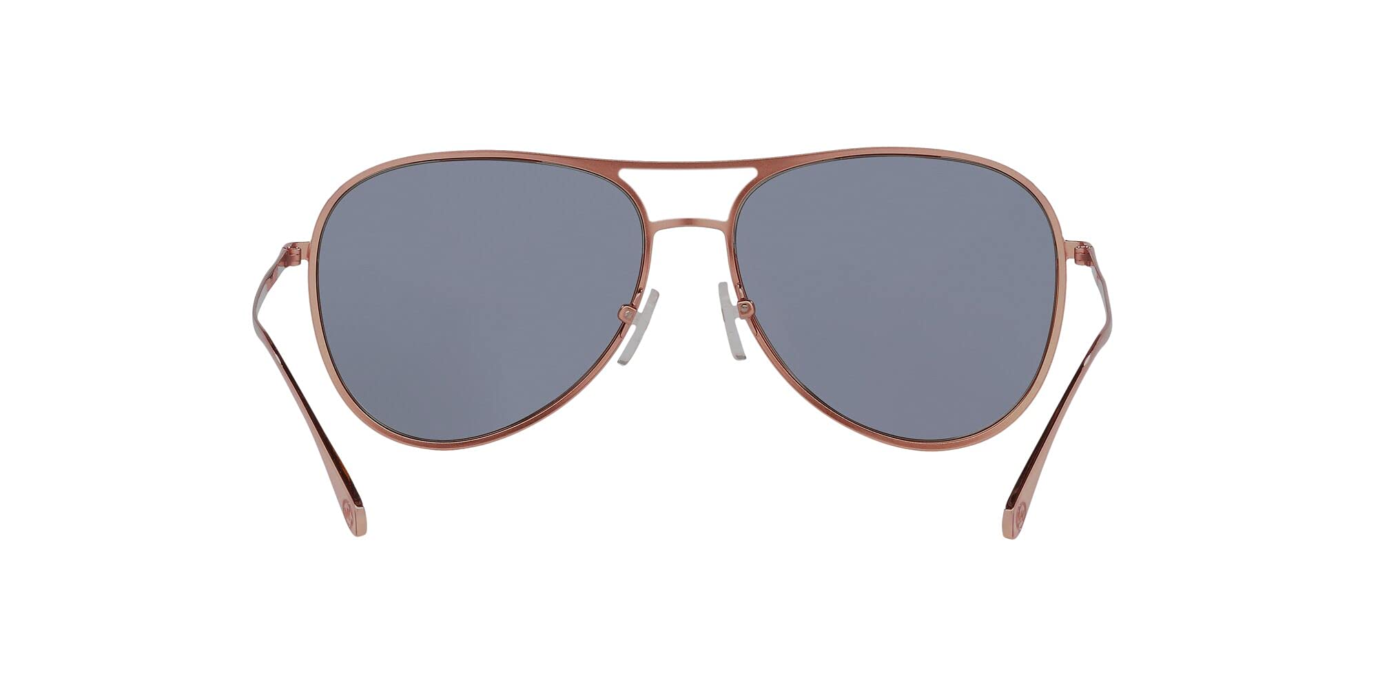 Michael Kors Woman Sunglasses Rose Gold Frame, New Rose Gold Mirror Lenses, 59MM