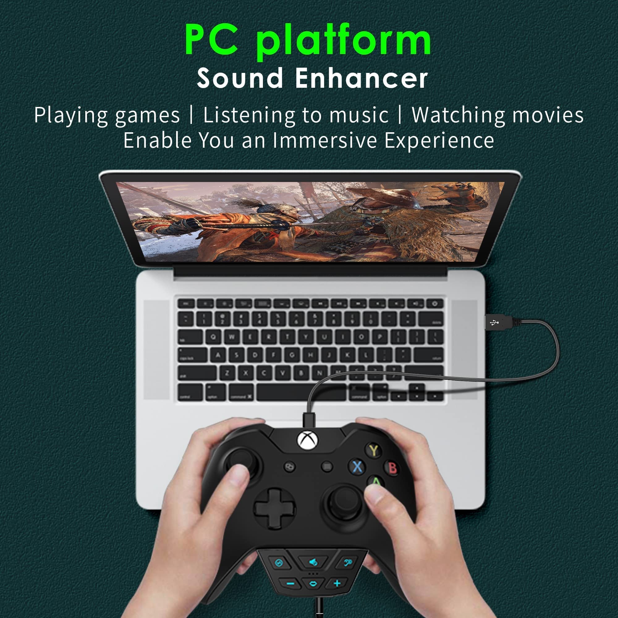 MOIPO for Xbox Headphone Adapter 2022, Headset Adapter for Xbox Series X|S/XS1 Controller, Change Your Chat Voice at Will, Compatible Xbox Controller Adapter, Superhuman Hearing, Support FPS Mode