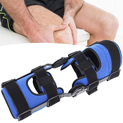 Leg Brace, Adjustable Knee Brace Knee Joint Meniscus Support Adjustable C‑shaped Support for Leg Injury for Deformity Correction(S, Left leg)