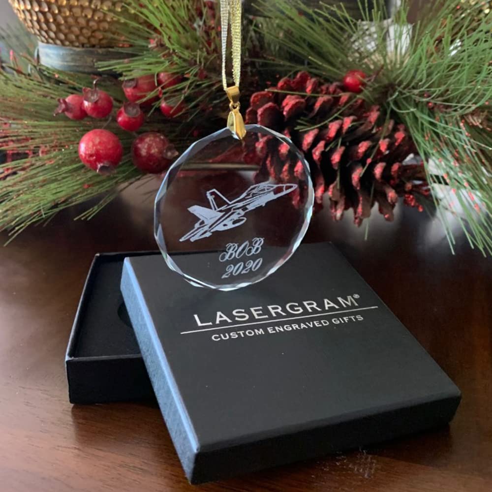LaserGram Christmas Ornament, EMT Emergency Medical Technician, Personalized Engraving Included (Round Shape)