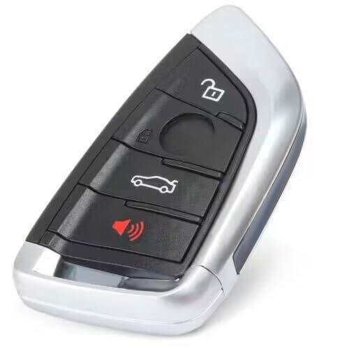 Keymall keyless entry remote car key Shell Case 4 Button fob replacement for BMW X1 X4 X5 X6 2014-2018 NBGIDGNG1,JUST A EMPTY SHELL