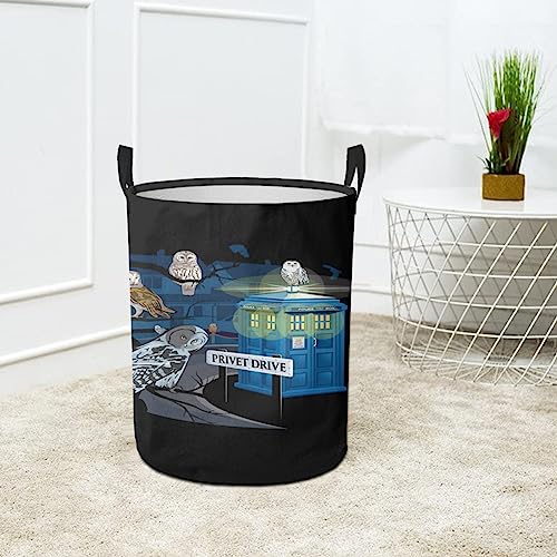 Laundry Basket Owl Who privet drive owls Laundry Hamper Foldable Storage Basket for Bathroom Room Home Decor