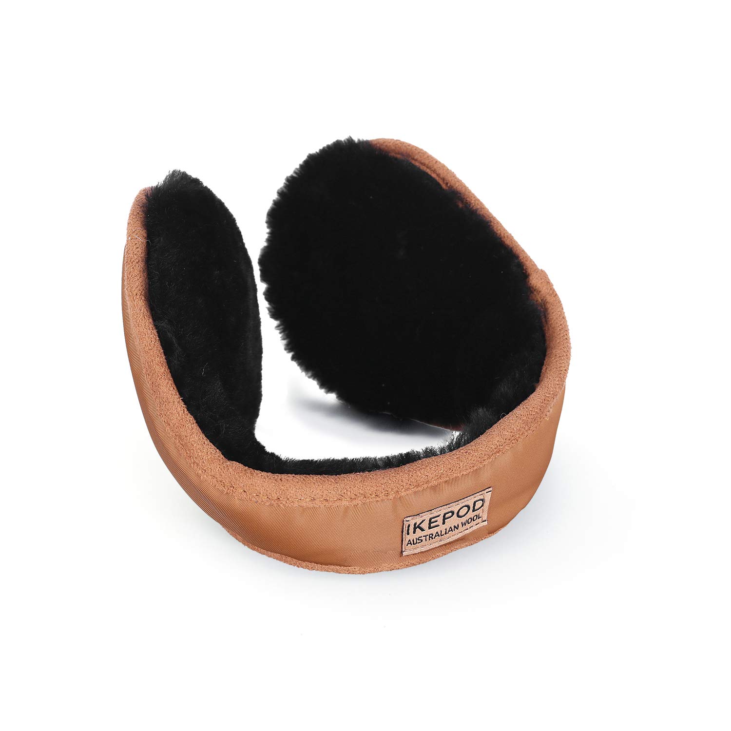 IKEPOD Sheepskin Wool Snug Earmuffs Ear Warmer - Australian Unisex Classic Earwarmer
