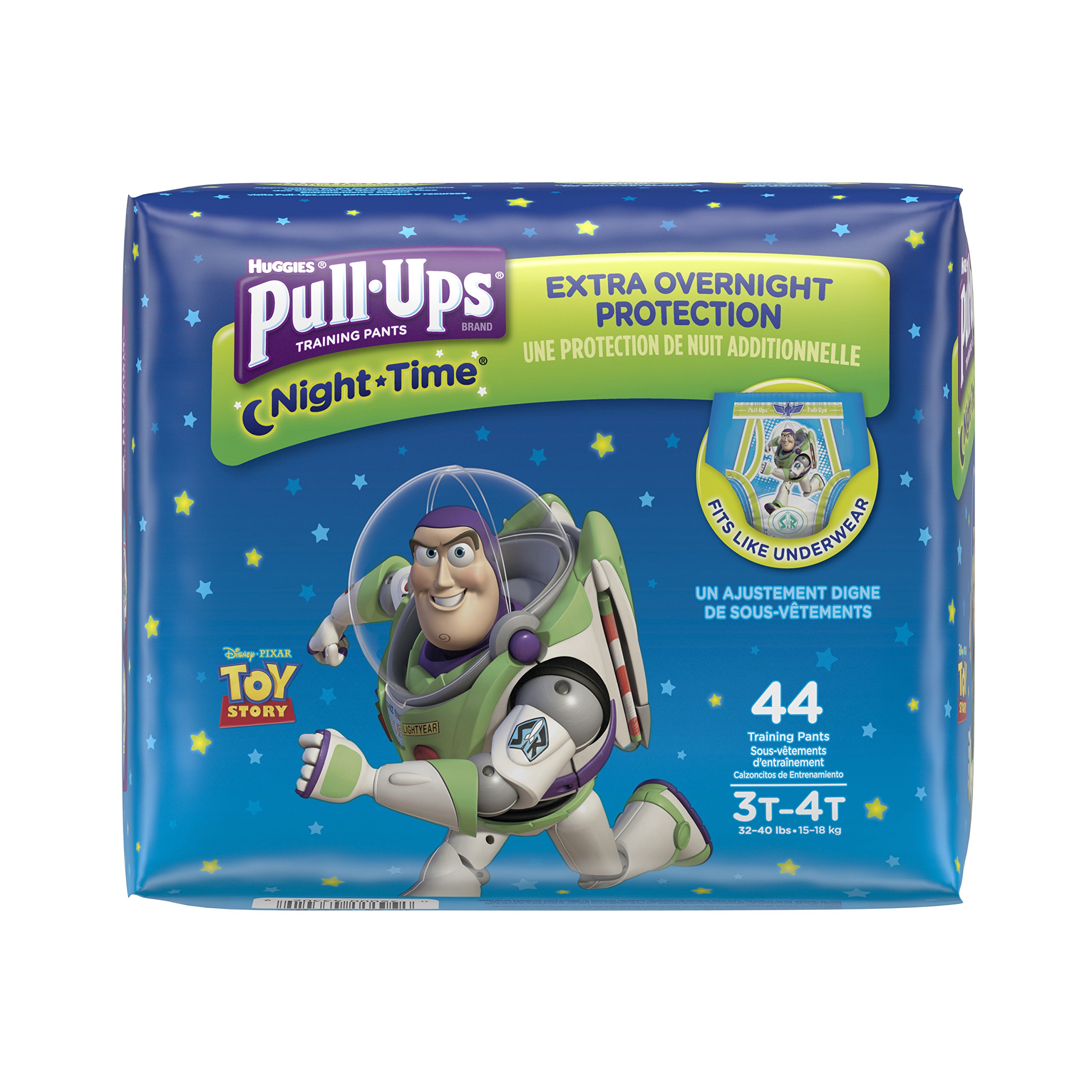 Huggies Pull-Ups Nighttime Training Pants - Boys - 3T-4T - 44 ct