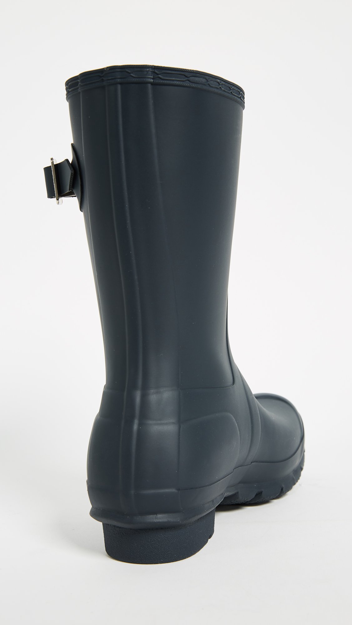 Hunter Women's Original Short Rain Boot,Navy Matte,10 B(M) US