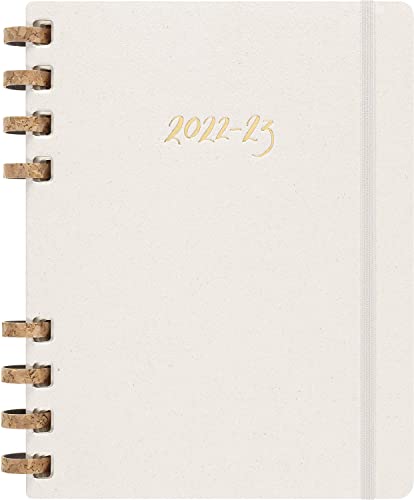 Moleskine Spiral 12 Month 2023 Academic Year Planner, Hard Cover, XL (7.5" x 9.75"), Oyster
