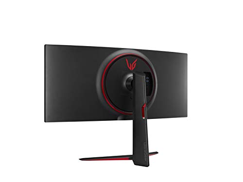 LG UltraGear QHD 34-Inch Curved Gaming Monitor 34GP83A-B, Nano IPS 1ms (GtG) with VESA DisplayHDR 400, NVIDIA G-SYNC, and AMD FreeSync Premium, 144Hz, Black