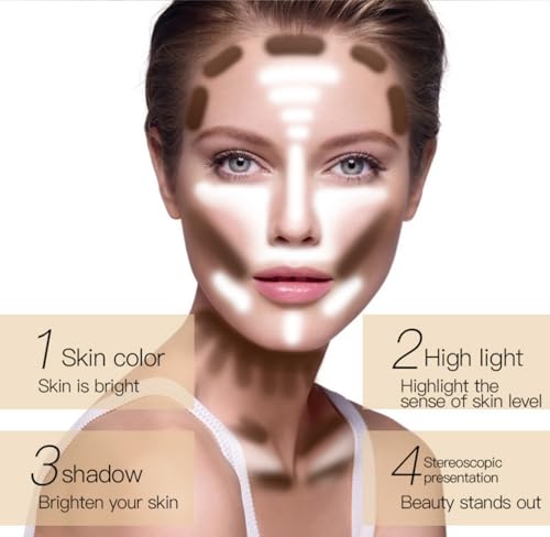 MAEPEOR Matte Setting Loose Powder 8 Colors Smooth and Lightweight Face Powder for Brightening and Setting Makeup with Face Puff (03 Soleil)