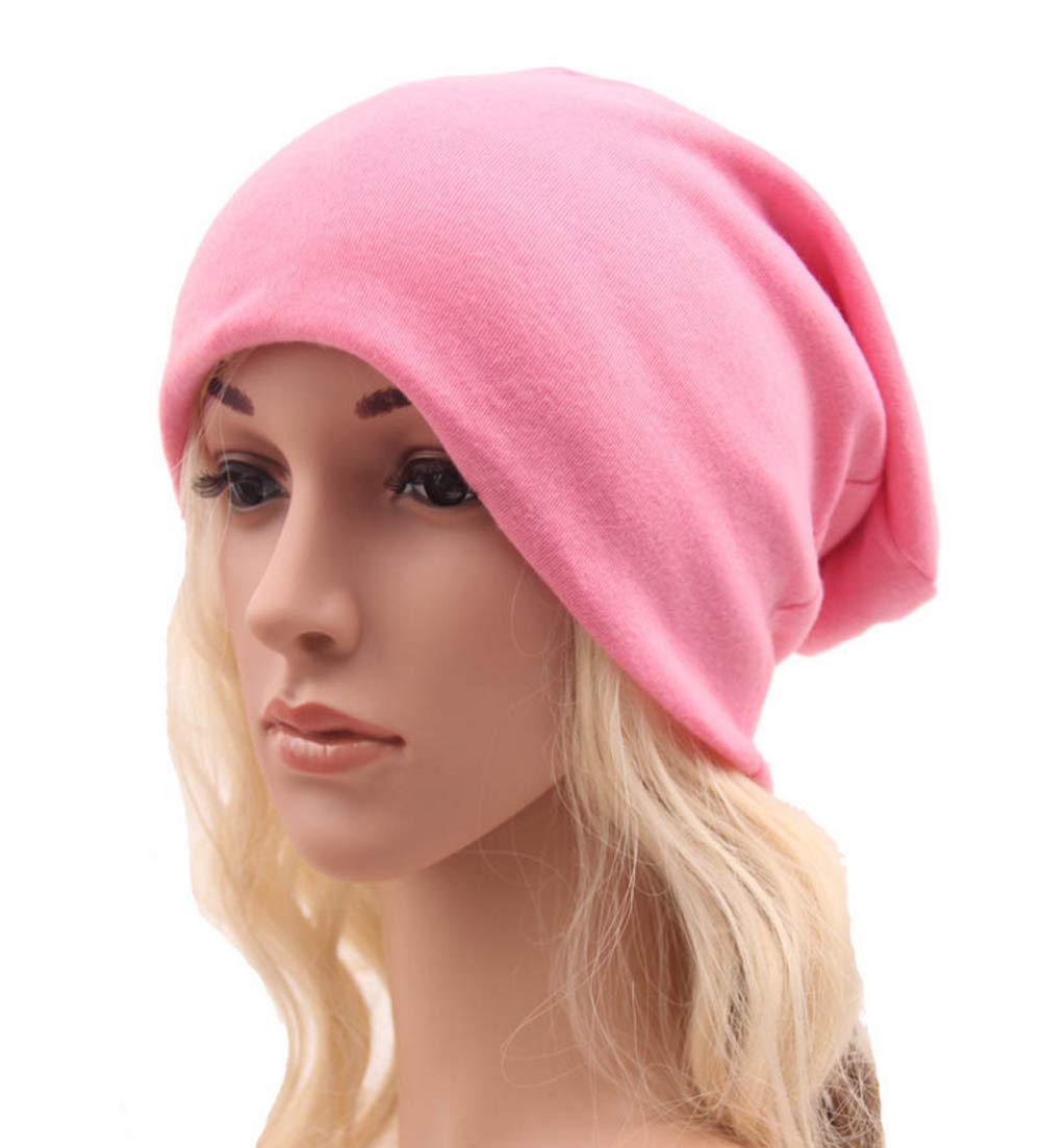 JOYEBUY 4 Pack Women Men Stylish Thin Hip-hop Soft Stretch Knit Slouchy Beanie Hat Skull Cap (Style F)