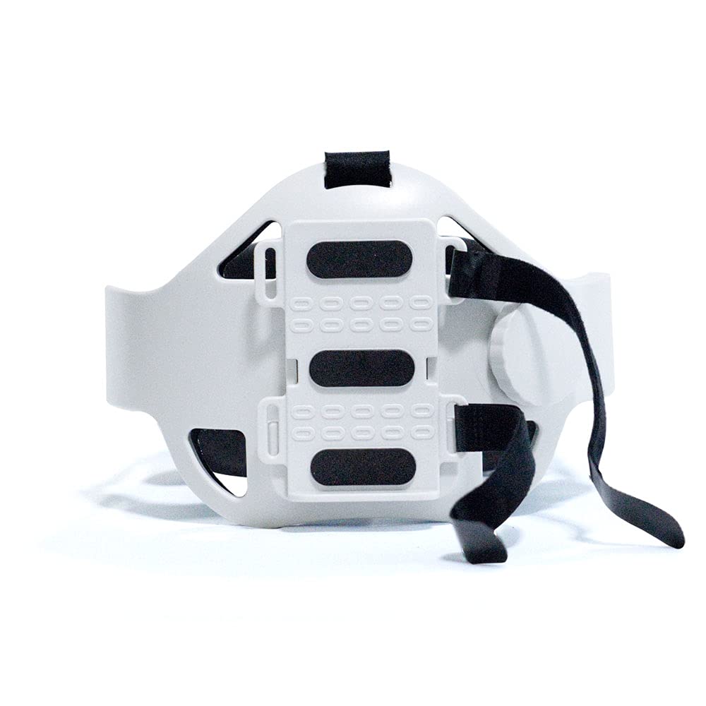Immersant VR Accessories for Meta Quest 2 - Head Strap with Battery Holder for Meta Quest 2 - for Power Banks with Up to 3.25" Width
