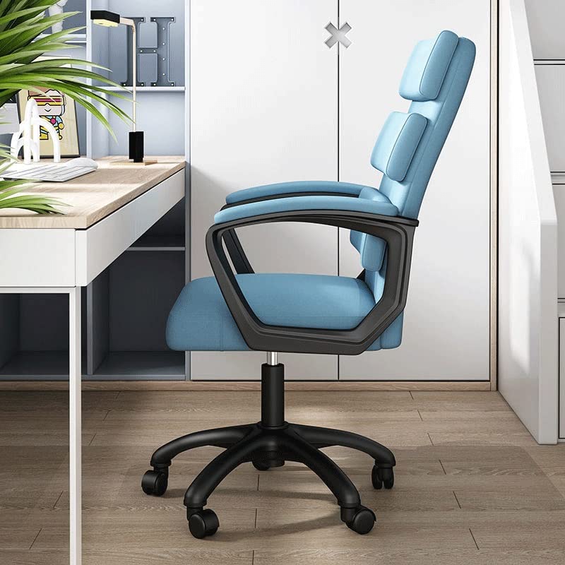 ZHAOLEI Computer Chair Backrest Leisure Chair Comfortable Stool Office Chair Long Student Study Chair Computer Chair (Color : D, Size : 1)