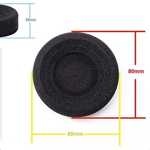 Voarmaks Third Layer Foam Ear Pads L Cush Cushion Compatible with Grado SR60 SR80 SR125 SR225 SR325 M1 M2 PS500e GS1000i GS1000e GS2000e PS1000 PS1000e Headphone Foam Disk