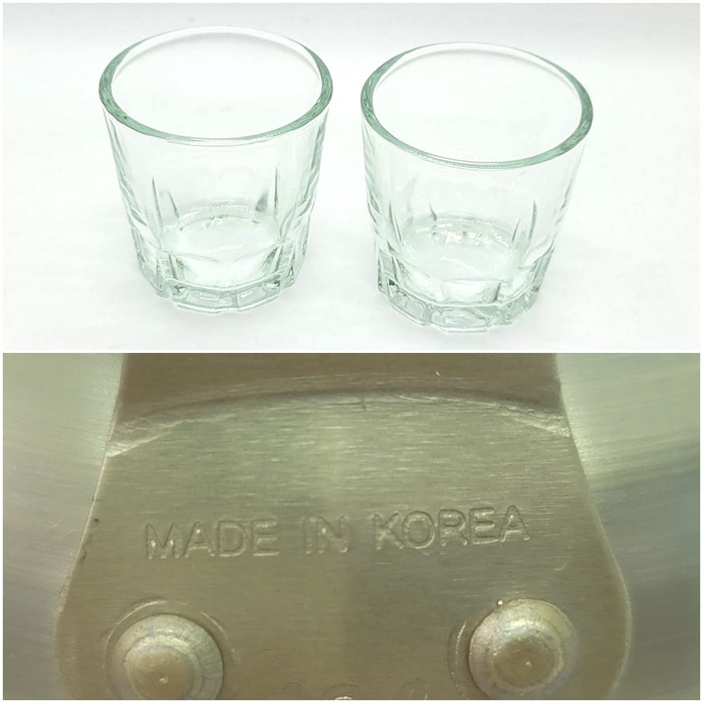 Korean Makgeolli Makkoli Rice Wine Kettle Bowl Soju shot glasses Set 막걸리잔 주전자 소주잔