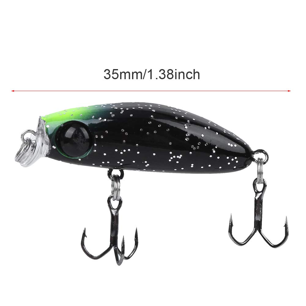 OKJHFD 35mm/2.4g Sinking Fishing Lures Artificial Simulation Bait Tool Accessory for Freshwater Seawater(01)