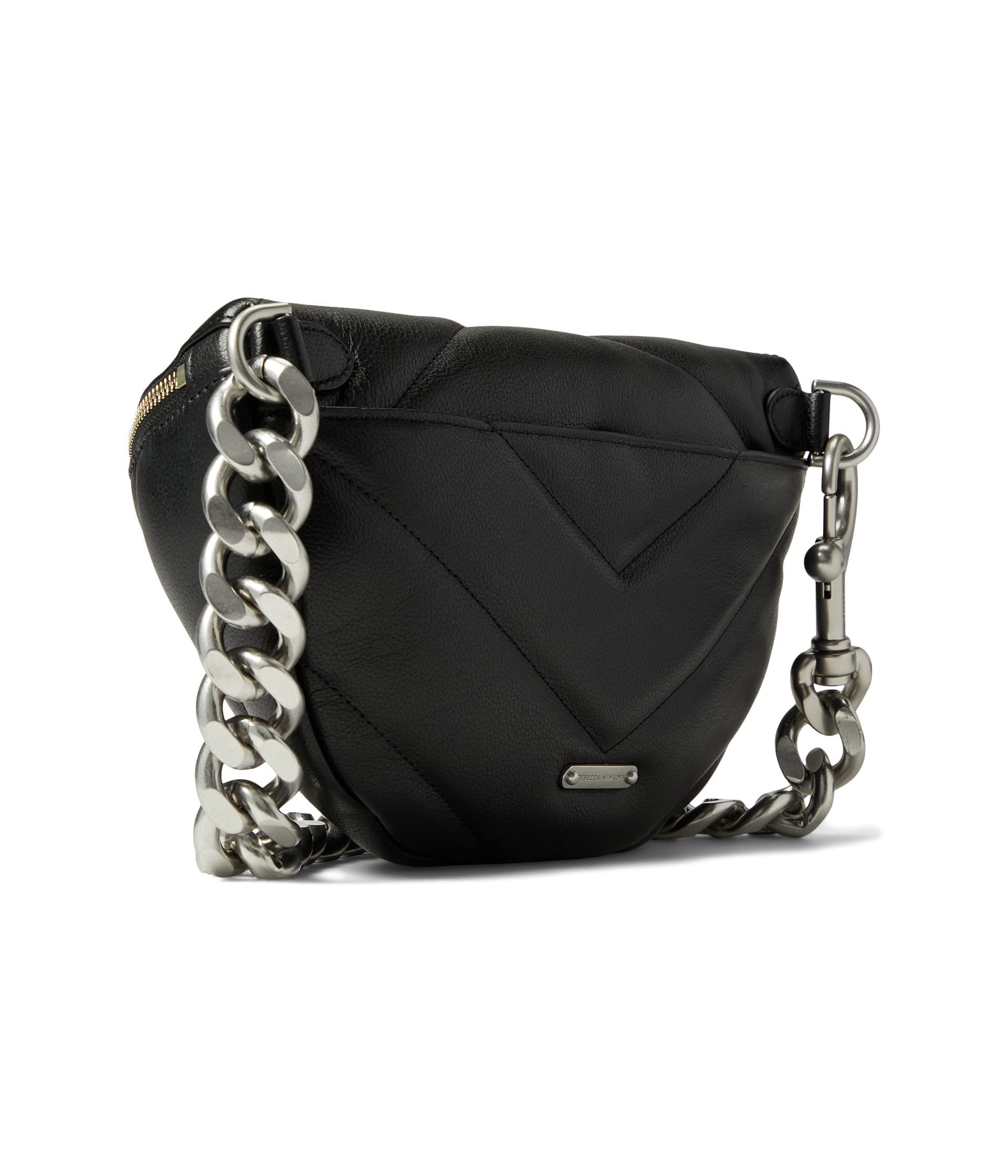 Rebecca Minkoff Edie Maxi Crescent Crossbody Black One Size