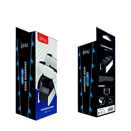 LENBOKEN Charging Dock for Playstation 5 Controller Charger Compatible with Playstation 5 DualSense