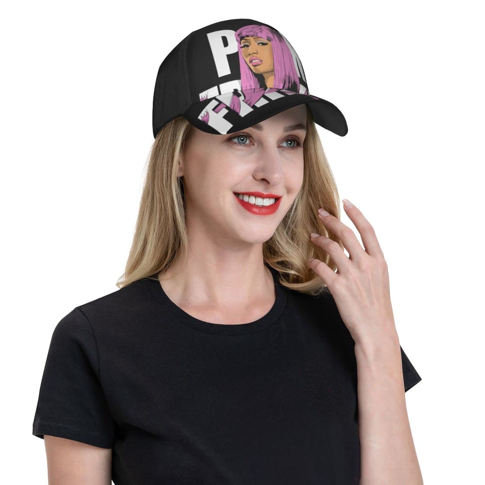 Nicki Music Singer Minaj Band Baseball Cap Women Men Adjustable Size Running Hat Black