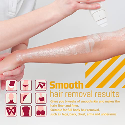 Waxfans roll on wax warmer,Easy to Use, roll on wax kit for hair removal,Suitable for Beginners Waxing at Home, wax roller Long-Lasting Hair Removal Effect Enjoy Sexy Skin,Great Gift wax roller kit,ce