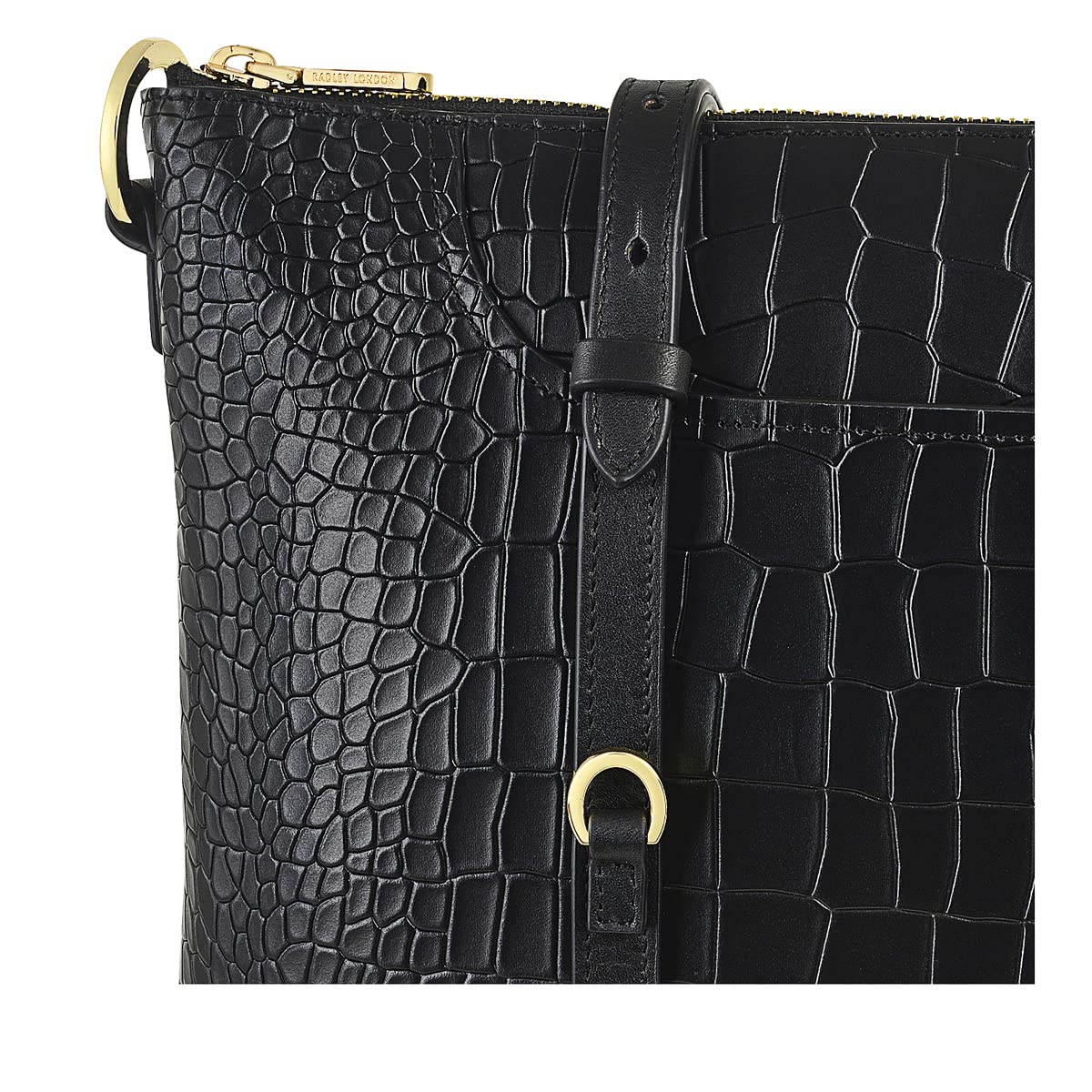 RADLEY London Pockets 2.0 - Faux Croc - Medium Ziptop Crossbody