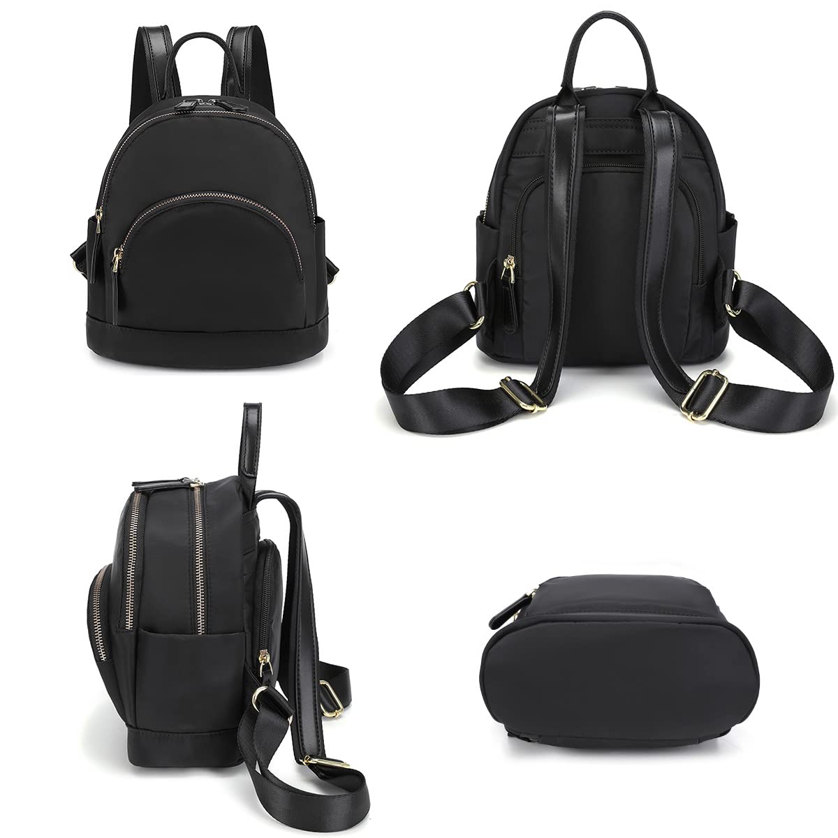 OFIHANLY Mini Backpack for Women Cute Fashion Anti Theft Nylon Travel Bag