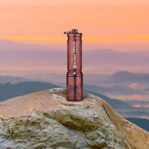 OLIGHT 90 Lumens i3E EOS PMMA TIR Lens AAA Flashlight Compact Keychain Flashlight EDC Flashlight for Night, Camping