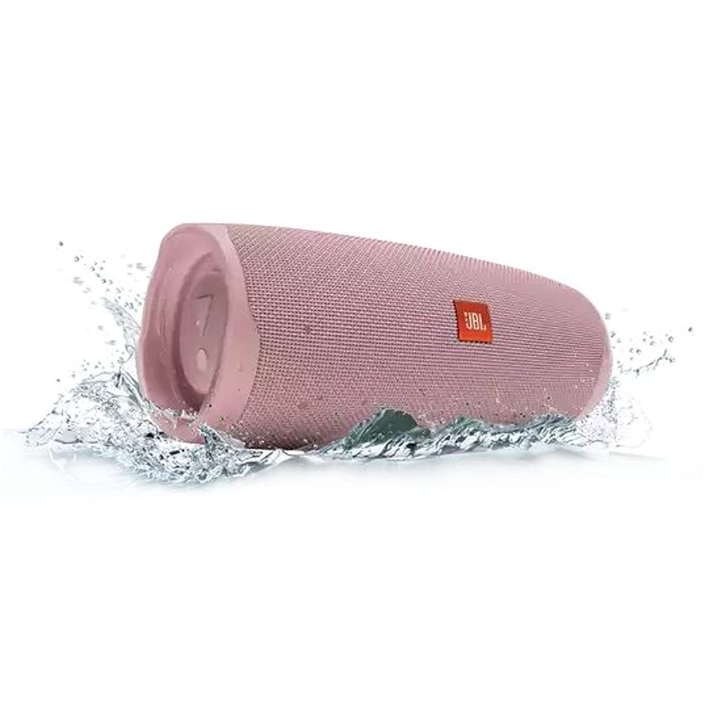 JBL Charge 4 Pink Bluetooth Speaker with JBL Authentic Carrying Case