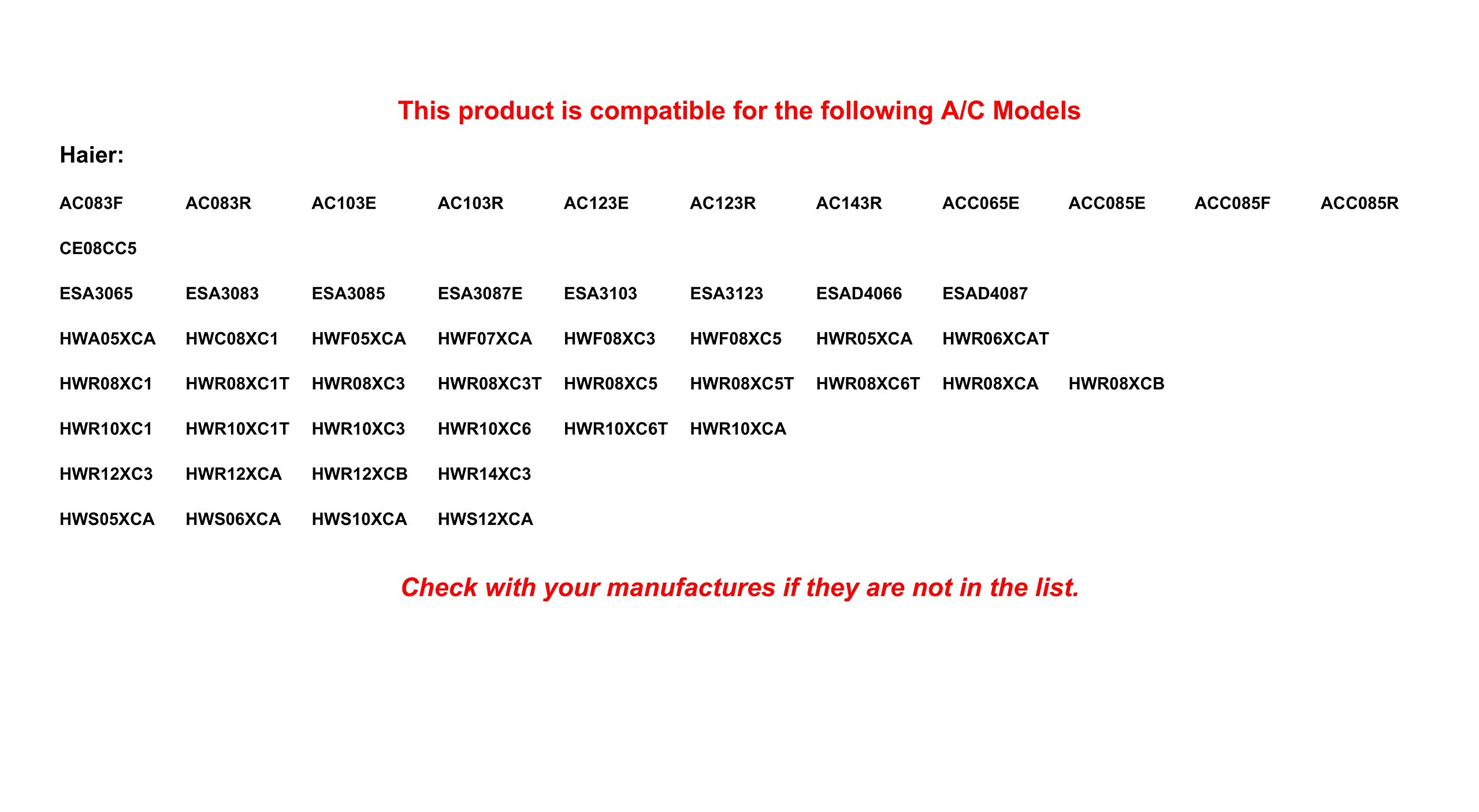 Just4Repair 1 pc Window air Conditioner Top Guide Rail 001A1301840(AC-3300-16)