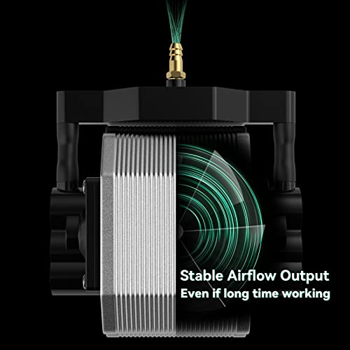 SCULPFUN Air Assist with S9 Air Assist Nozzle Kit, Laser Engraver Air Assist Upgrade, Cut Faster and Deeper, Clean and Smooth Edge Cuts, Perfectly Fits with S9 Laser Engraving Machine