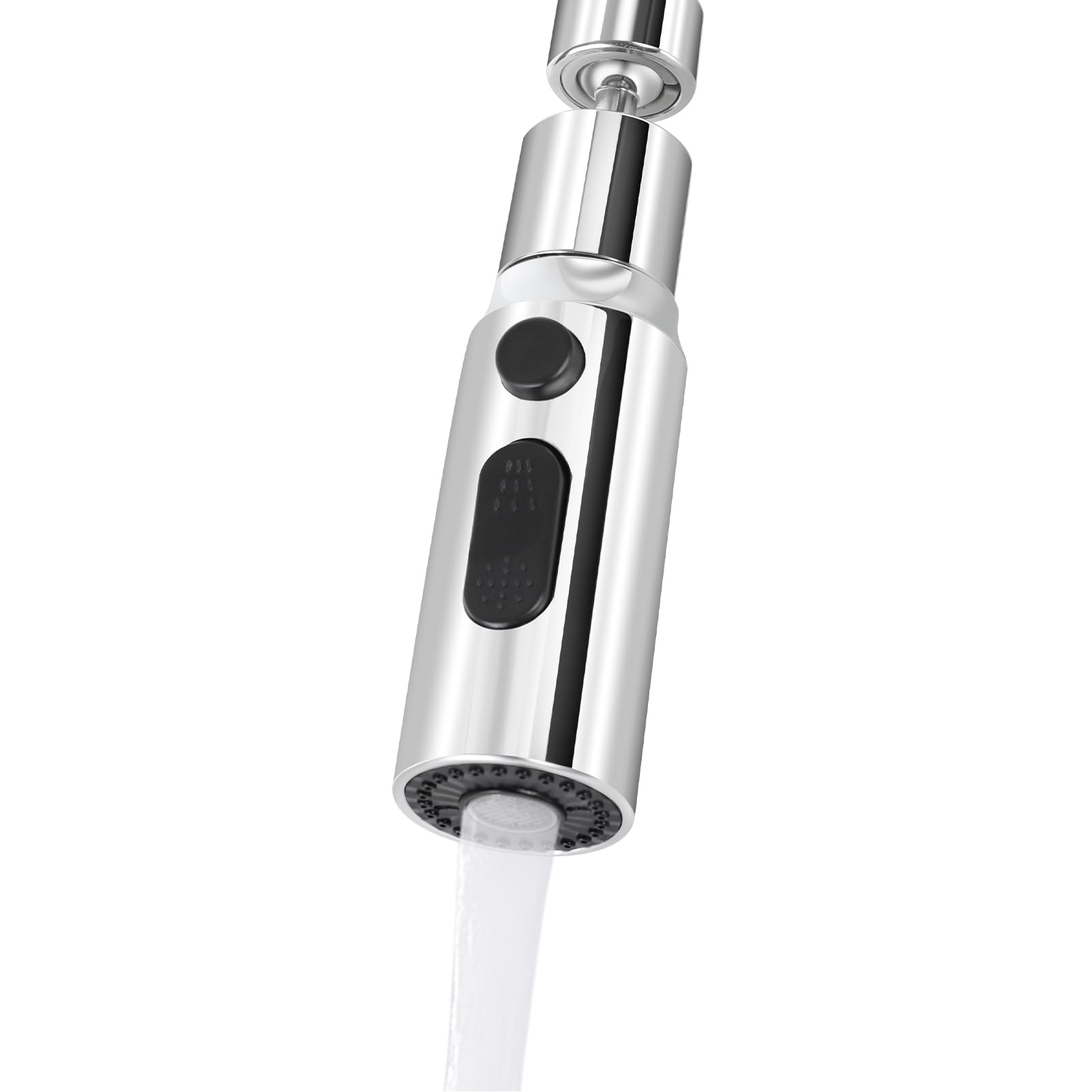 KOZR Kitchen Faucet Spray Head,3-Function Faucet Adapter,720 °Swivel Faucet Extender for Kitchen Faucet Head Replacement