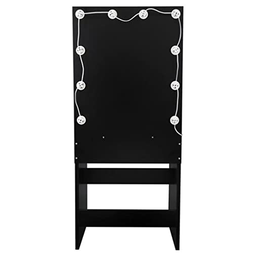 SDGH Two Tone FCH with Light Large Single Drawer Dresser Dressing Table Bedroom Furniture (Color : E, Size : (20.28x25.48))
