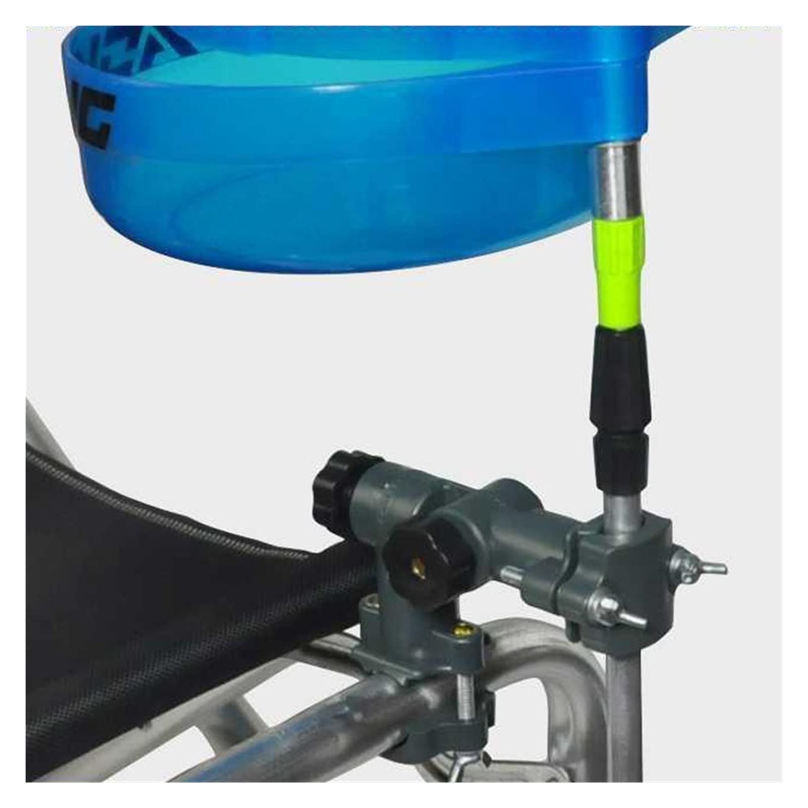 LIUYI Multi-Function Fishing Tools Accessory Fishing Rod Umbrella Chair Universal Connector Turret Bracket Bait Tray Holder Equipment (Color : Two Pieces)