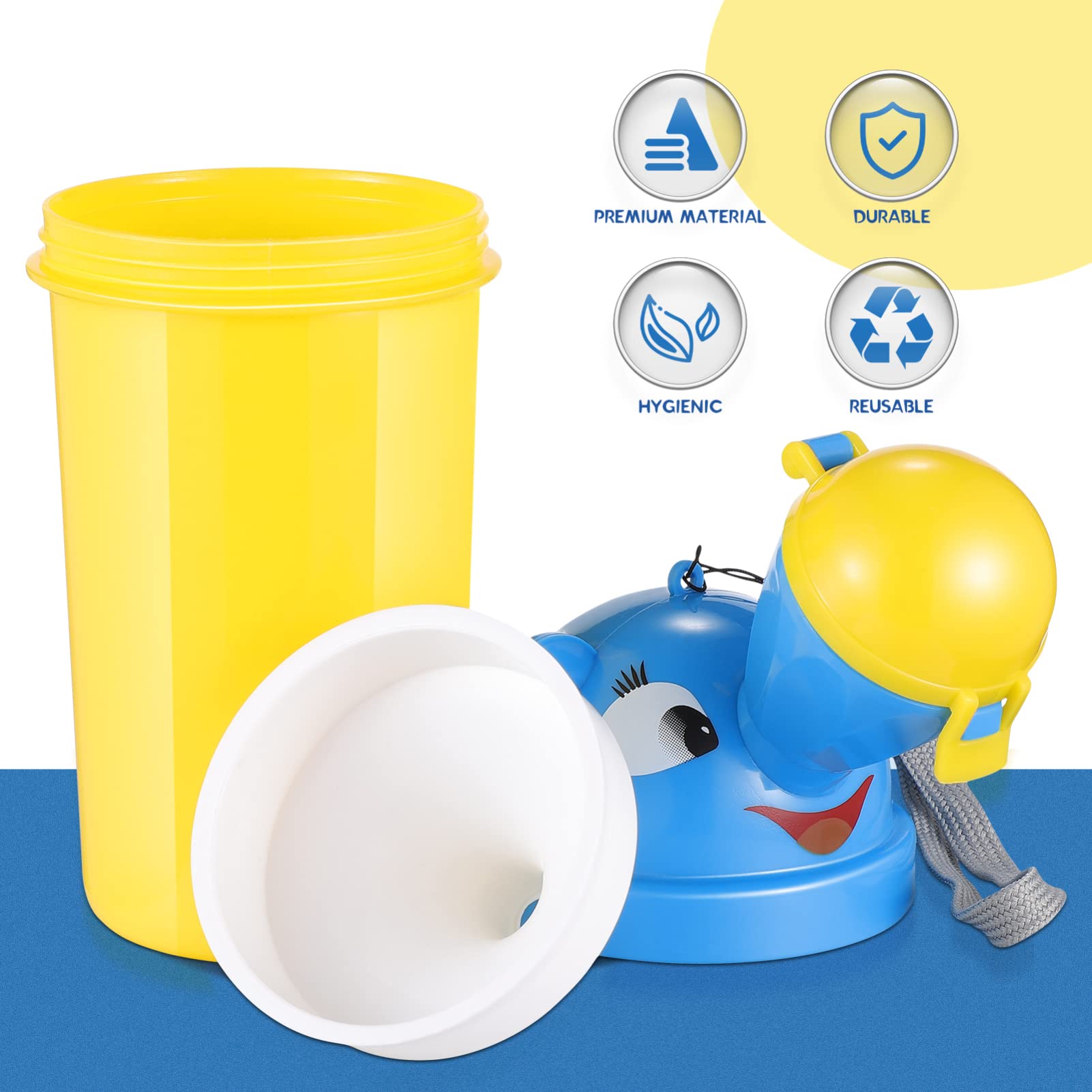STOBOK Potty Training Urinal Portable Baby Child Potty Urinal Emergency Toilet Portable Baby Boy Emergency Urinal Potty Pee Training Cup for Camping and Car Potty Trainer