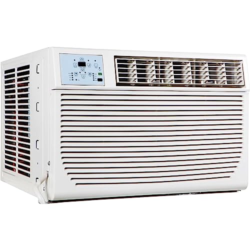 Keystone 12,000 BTU 230V Window-Wall Air Conditioner & 11,000 BTU Heater with Smart Remote Control, Window AC and Heater with Dehumidifier Function for Medium Sized Rooms up to 550 Sq.Ft.