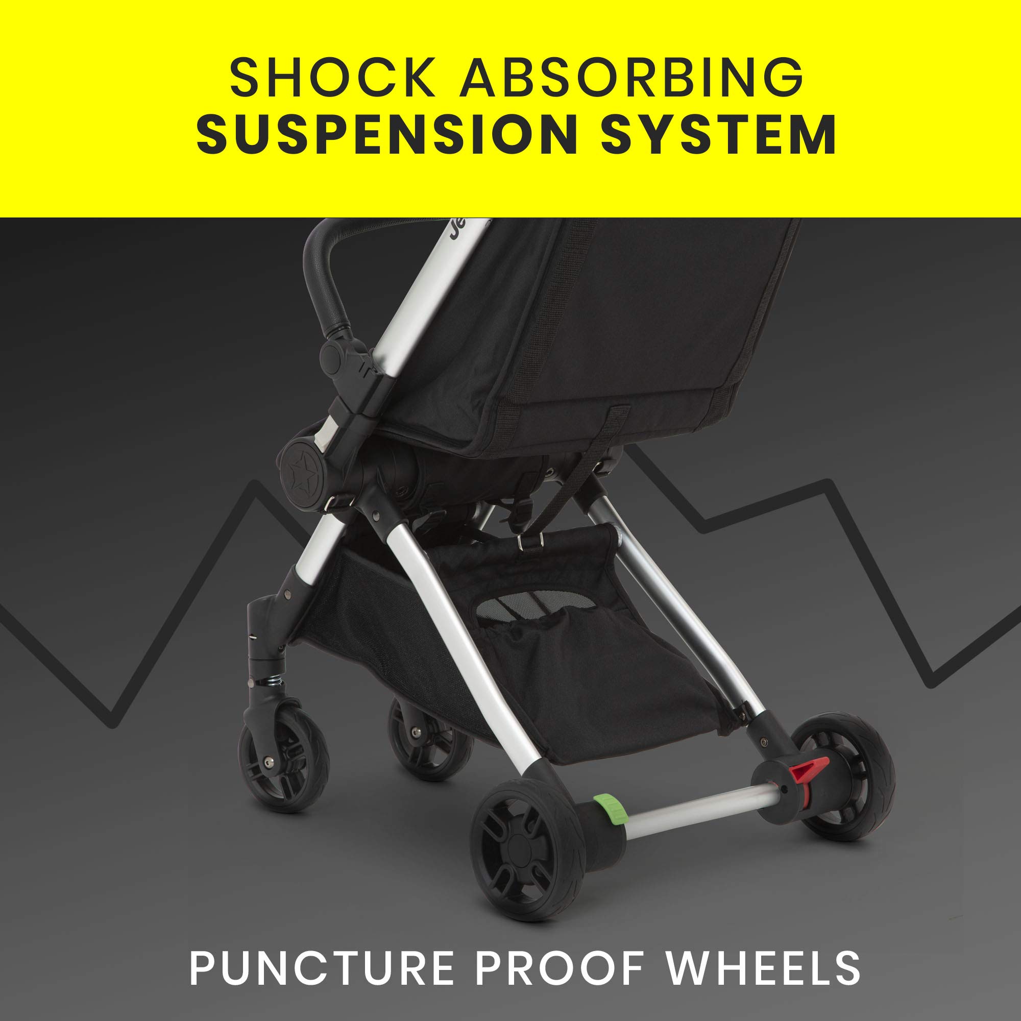 Jeep Arrow Travel Stroller by Delta Children, Black
