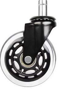Luv America Replacement Office Computer Desk Chair Wheels or Casters for Hard Floors or Carpet | Highest Load Capacity | Comfortable Gliding | Extends Home or Office Chair Life.