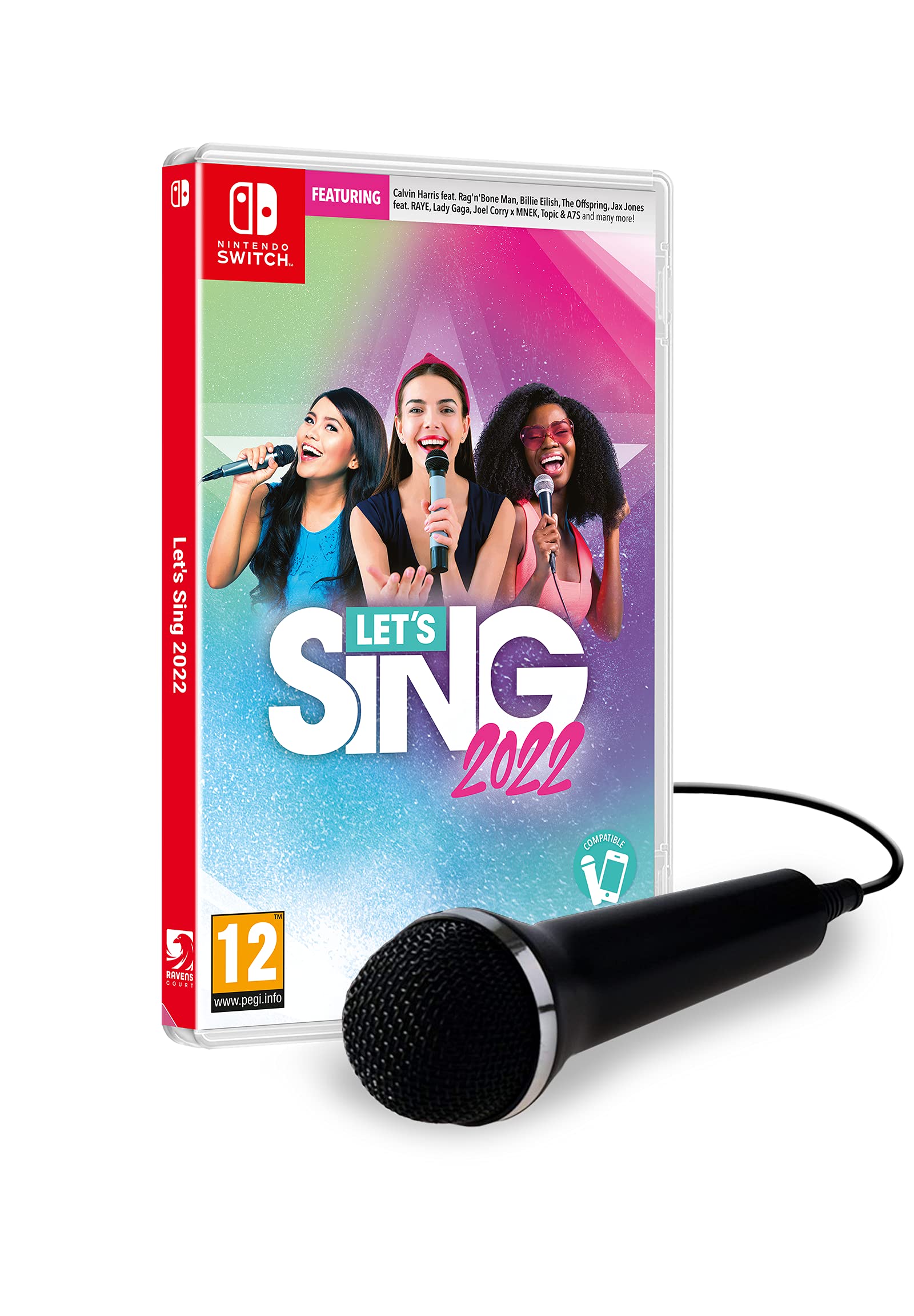 Let's Sing 2022 - Single Microphone Bundle - Nintendo Switch (Non-US Version)