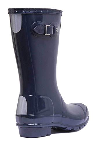 Hunter Original Kids' Gloss Rain Boot (Little Kid/Big Kid) Navy 1 Little Kid M