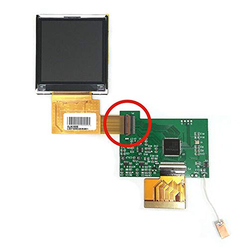 LCD Screen for Game Boy Color Console,Replacement Backlight LCD Screen Adapter Plate Kit