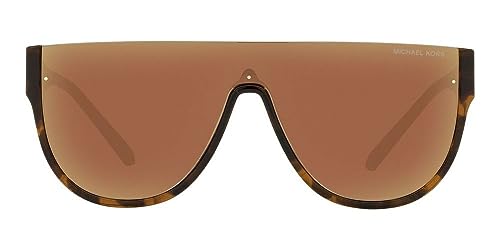 Michael Kors Woman Sunglasses Bio Dark Tortoise Frame, Gold Mirror Lenses, 0MM