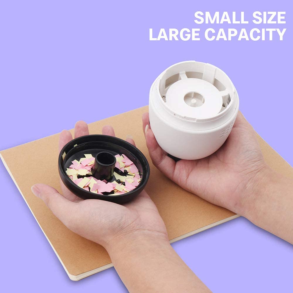 Kikunum Portable Vacuum Cleaner Mini Vacuum Collector,High Efficiency Detachable Mini Vacuum Cleaner USB Charging, No Dead Angle Cleaning, Best for Cleaning Dust/Crumbs/Computer Keyboard