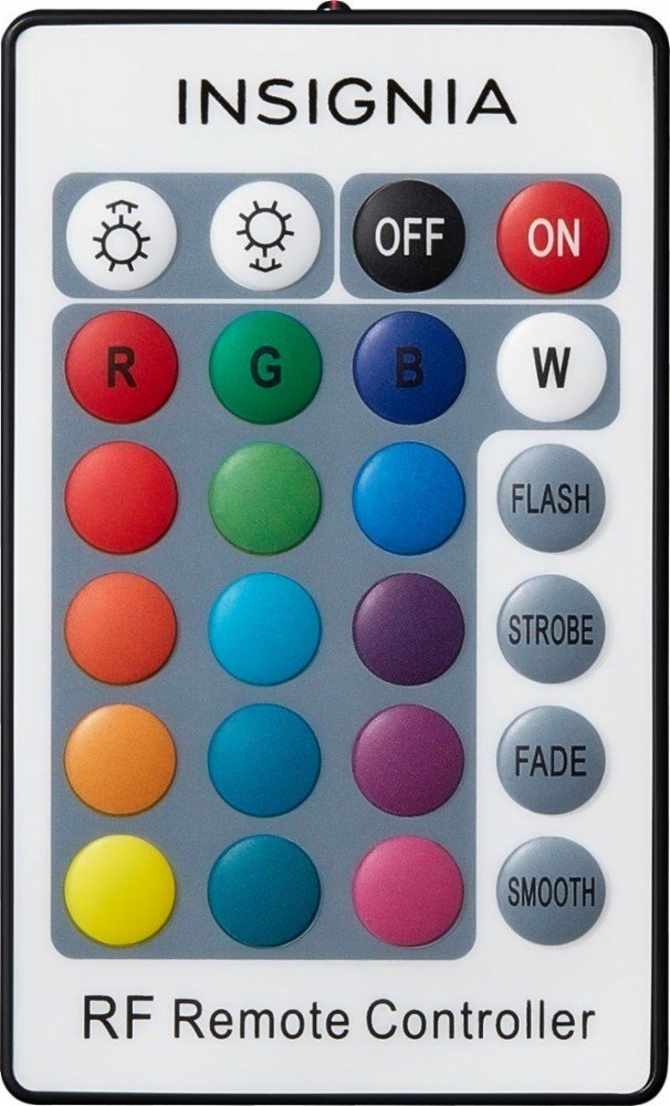 Insignia - 16 ft. Multi-Color LED Tape Light - NS-LED16RGB18