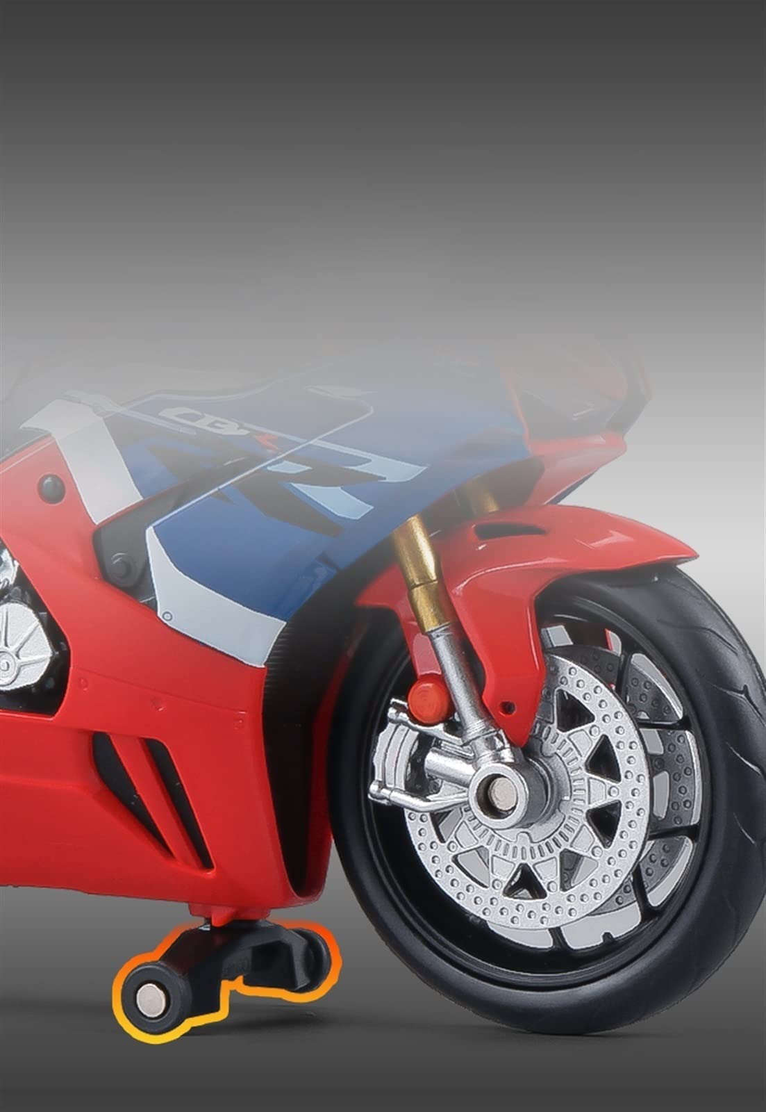 NASJAQ Model kit Motorcycle Model Toy 1/12 for Honda CBR1000RR-R Fireblade SP Die Cast Motorcycle Model Toy Car Collection Autobike (Color : Red with Box)