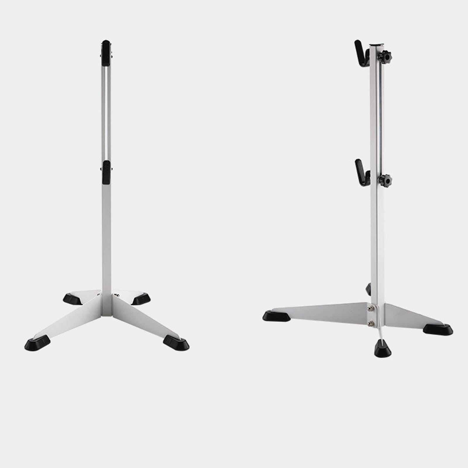 kowaku Bicycle Repair Stand Bikes Work Stand Parking Stand Anti Slid Multifunctional Bike Floor Rack Height Adjustment for Apartment, Basement, White